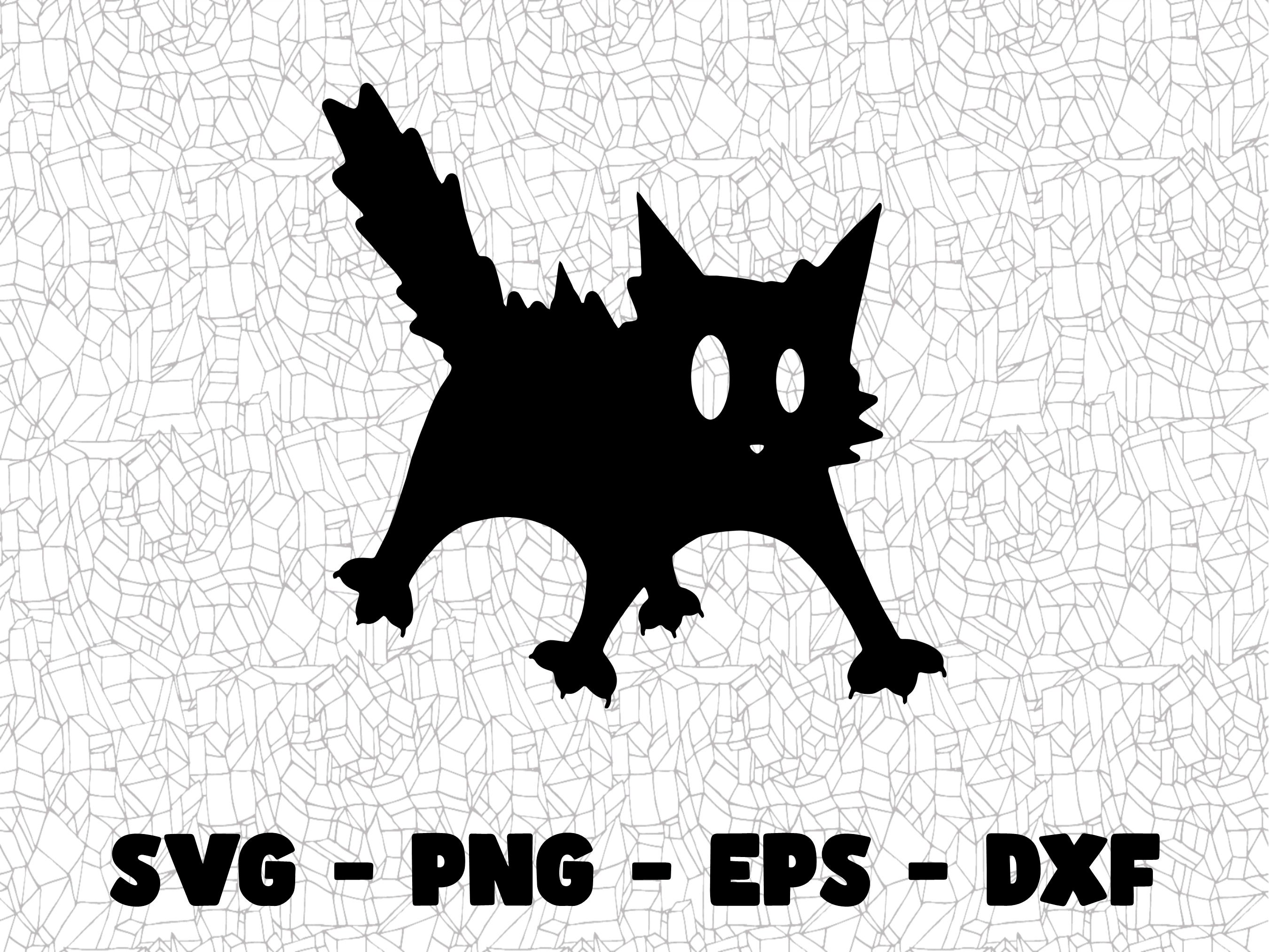 Frightened Cat Clipart Png