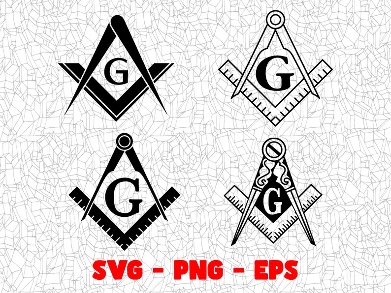 Freemasonry SVG Craft Files PNG Design Cricut Silhouette - Etsy