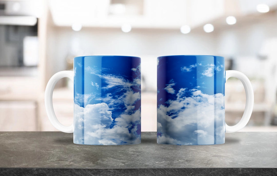 Clouds Mug Design, This Design Can Be Used to Sublimate 11oz and 15oz ...