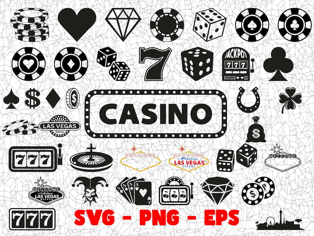 Casino SVG, Craft Files, PNG Design, Cricut, Silhouette, Vinyl Cut File ...