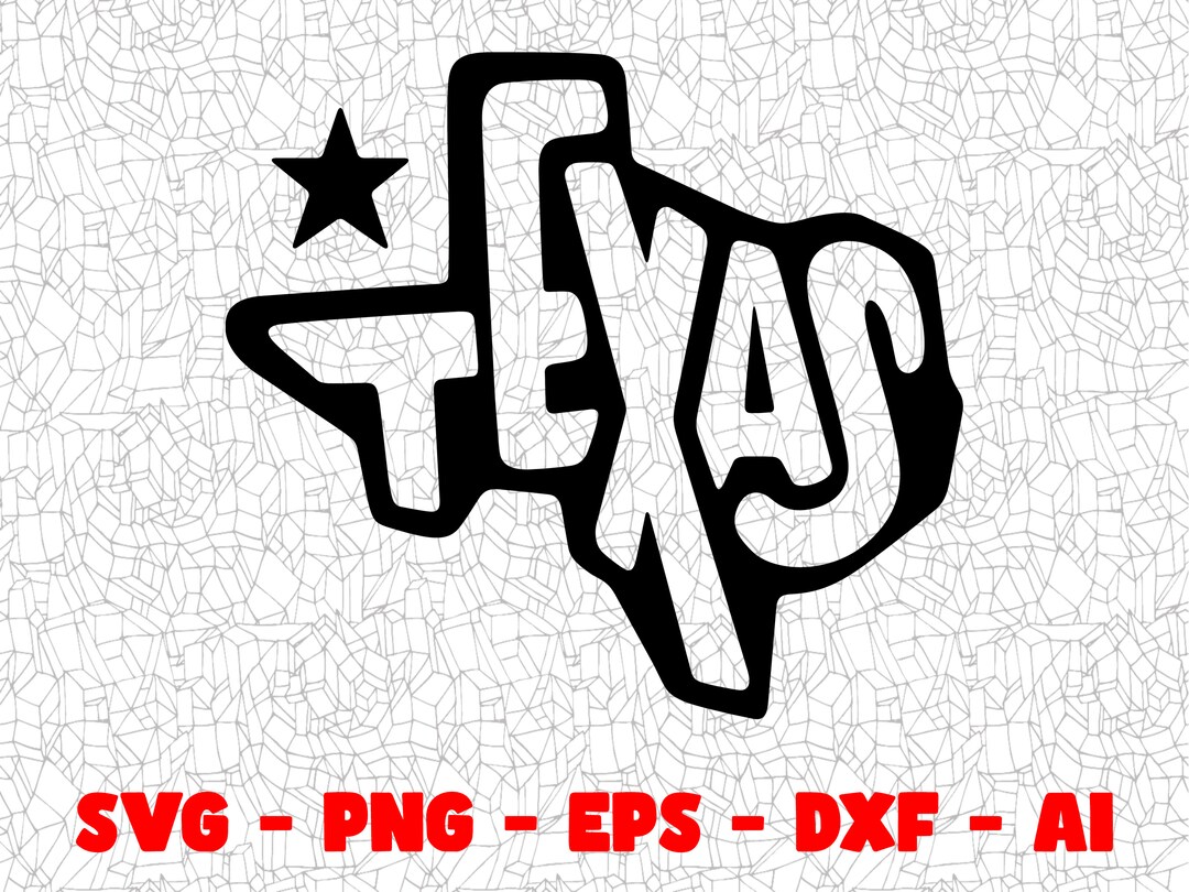Texas SVG Design, Craft Files, PNG Design, Cricut, Silhouette, Vinyl ...