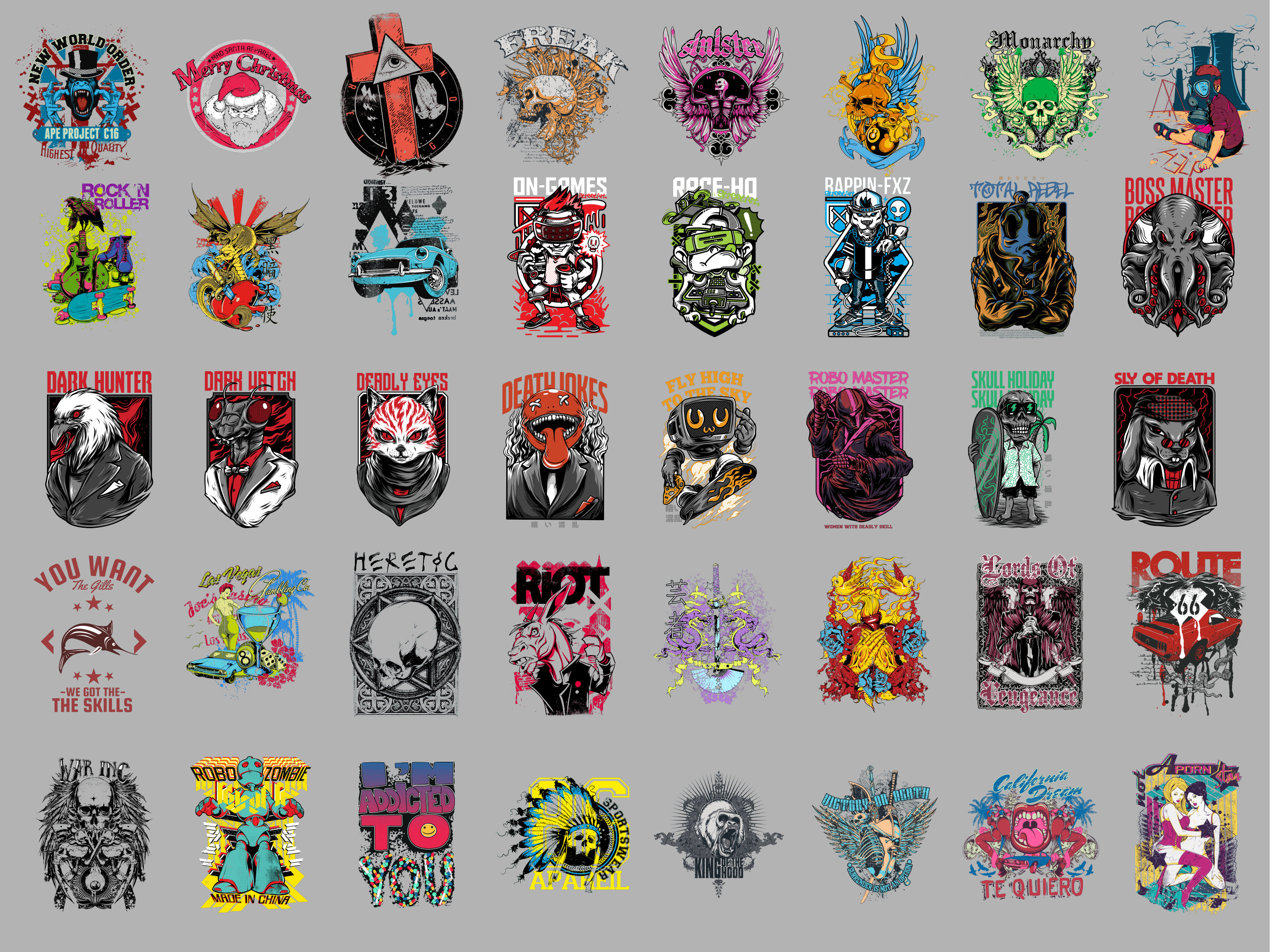 5000 T-shirt Design Bundle PNG Designs DTG DTF - Etsy Australia