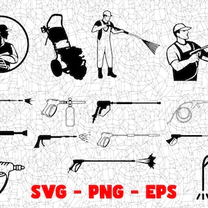 Pressure Washing SVG, Craft Files, PNG Design, Cricut, Silhouette ...