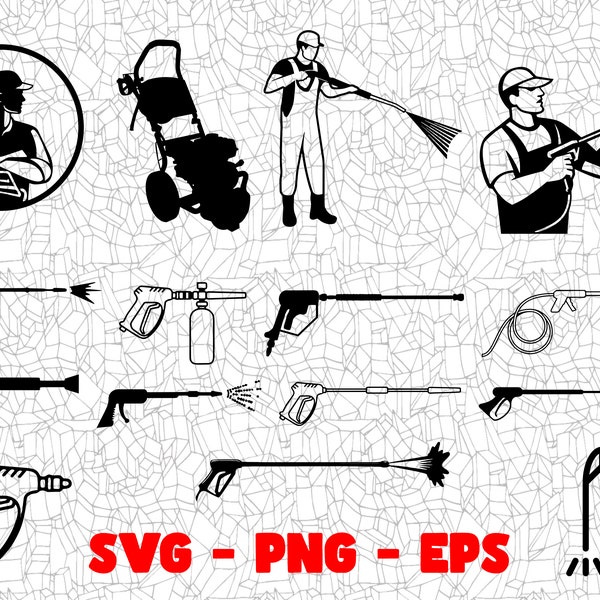 Pressure Washing Svg - Etsy