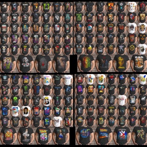 Halftone Shirt Bundle, 1k+ Print Ready Png Designs, Great for DTF ...