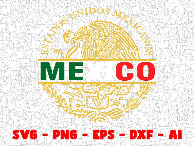 Mexico SVG, Craft Files, PNG Design, Cricut, Silhouette, Vinyl Cut File ...