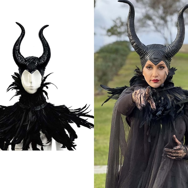 Maleficent Costume Woman - Etsy