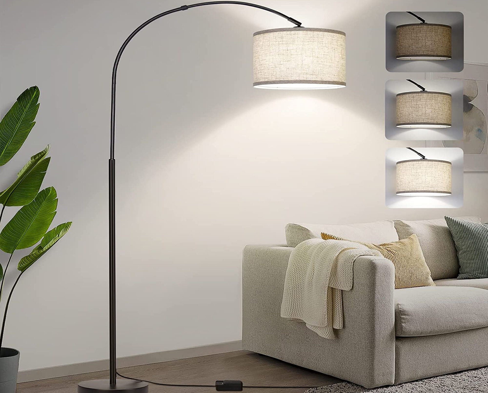 Tall Black Lamps