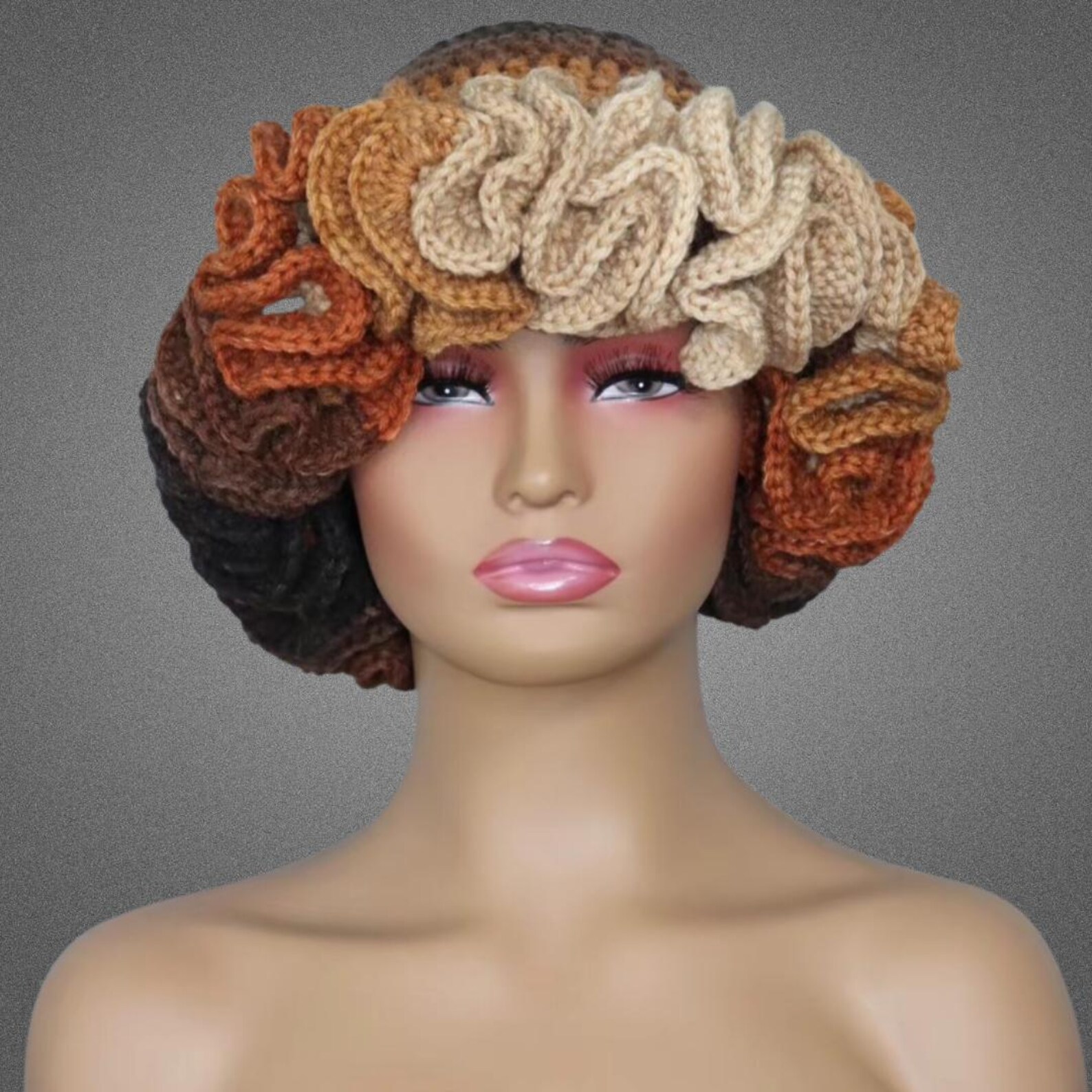 Custom Crochet Ruffle Hats - Etsy