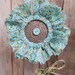 Fabric Flowers, Rag Flowers, Rag Sunflowers Spring Faux Flowers Country ...