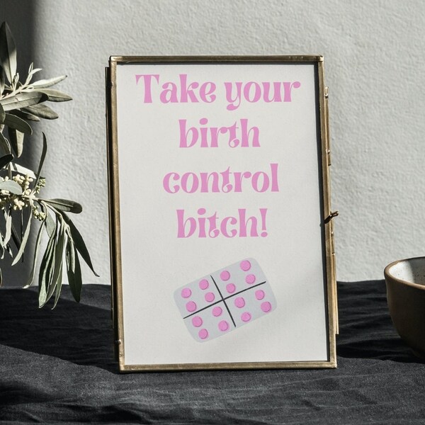 Birth Control Funny - Etsy
