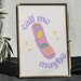 Call Me Maybe Print, Printable Wall Art, Digital Download Print, Retro ...