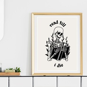 Read Till I Die Print, Digital Download, Printable Wall Art, PDF ...
