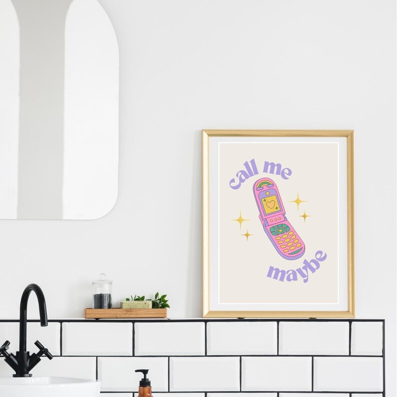 Call Me Maybe Print Printable Wall Art Digital Download - Etsy