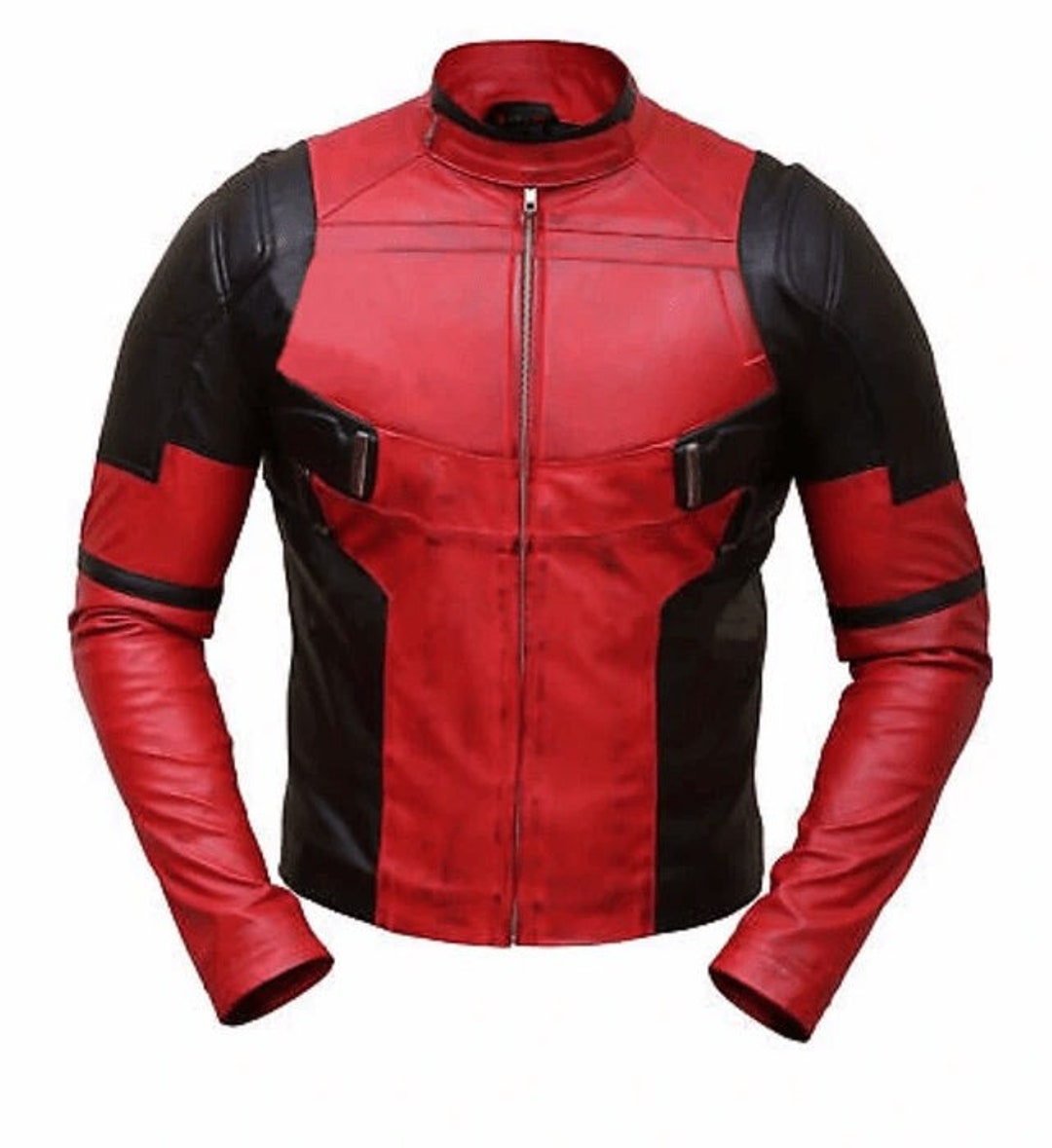 Ryan Reynolds Deadpool Wade Motorcycle Biker Leather Jacket - Etsy