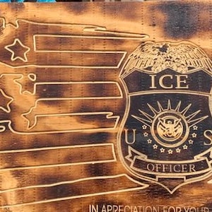 ICE OFFICER Badge- PNG - Etsy