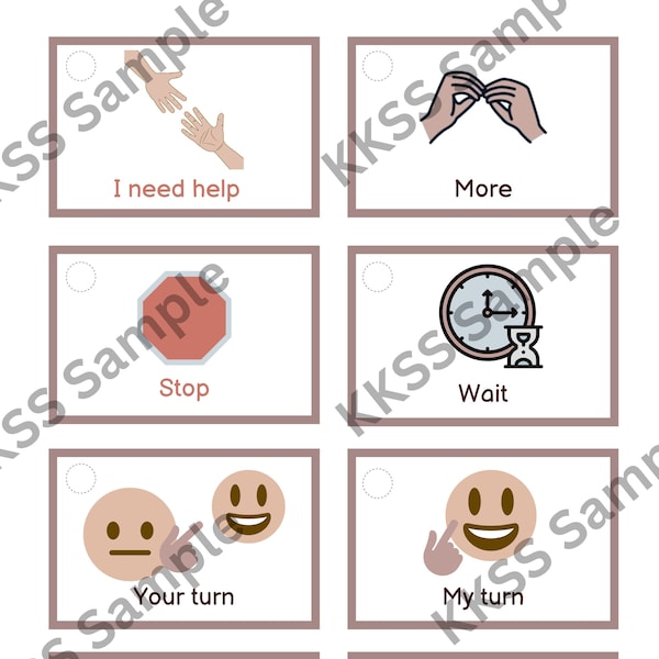 Communication Cards - Etsy