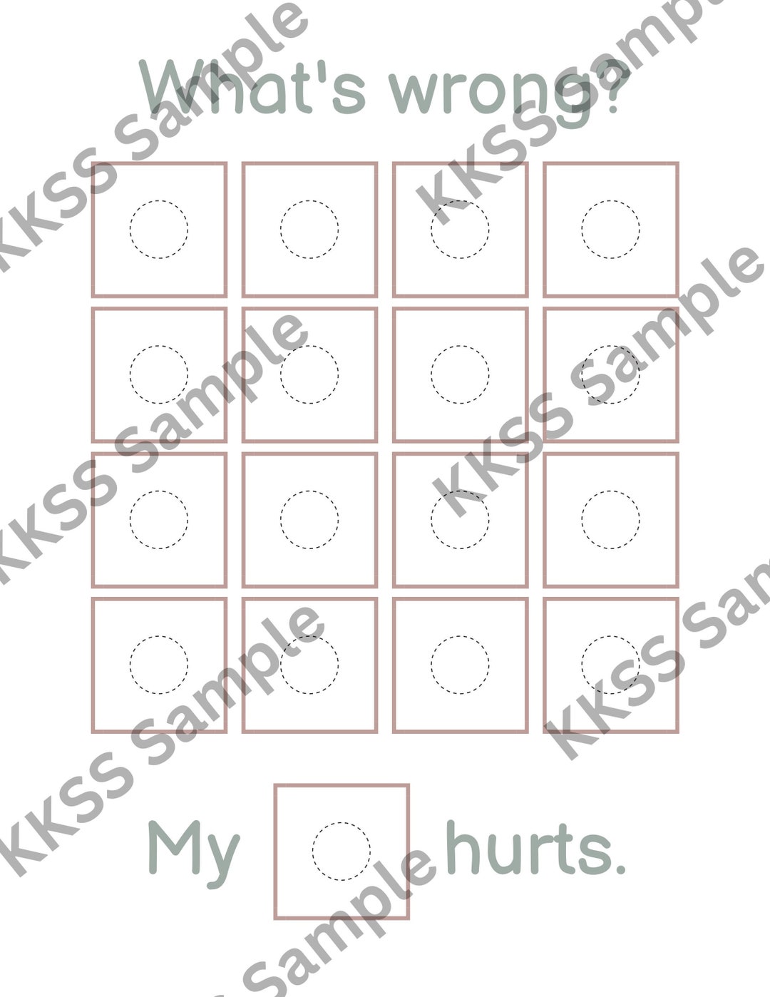 Injury Visual, Autism Visual, Nonverbal, Nonspeaking, Limited Verbal ...