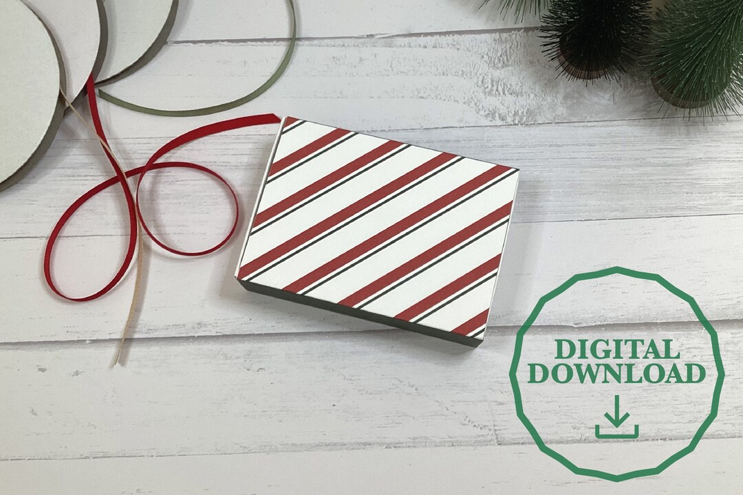 Printable Gift Box | Matchbox | Printable Gift Card Holder | Christmas ...