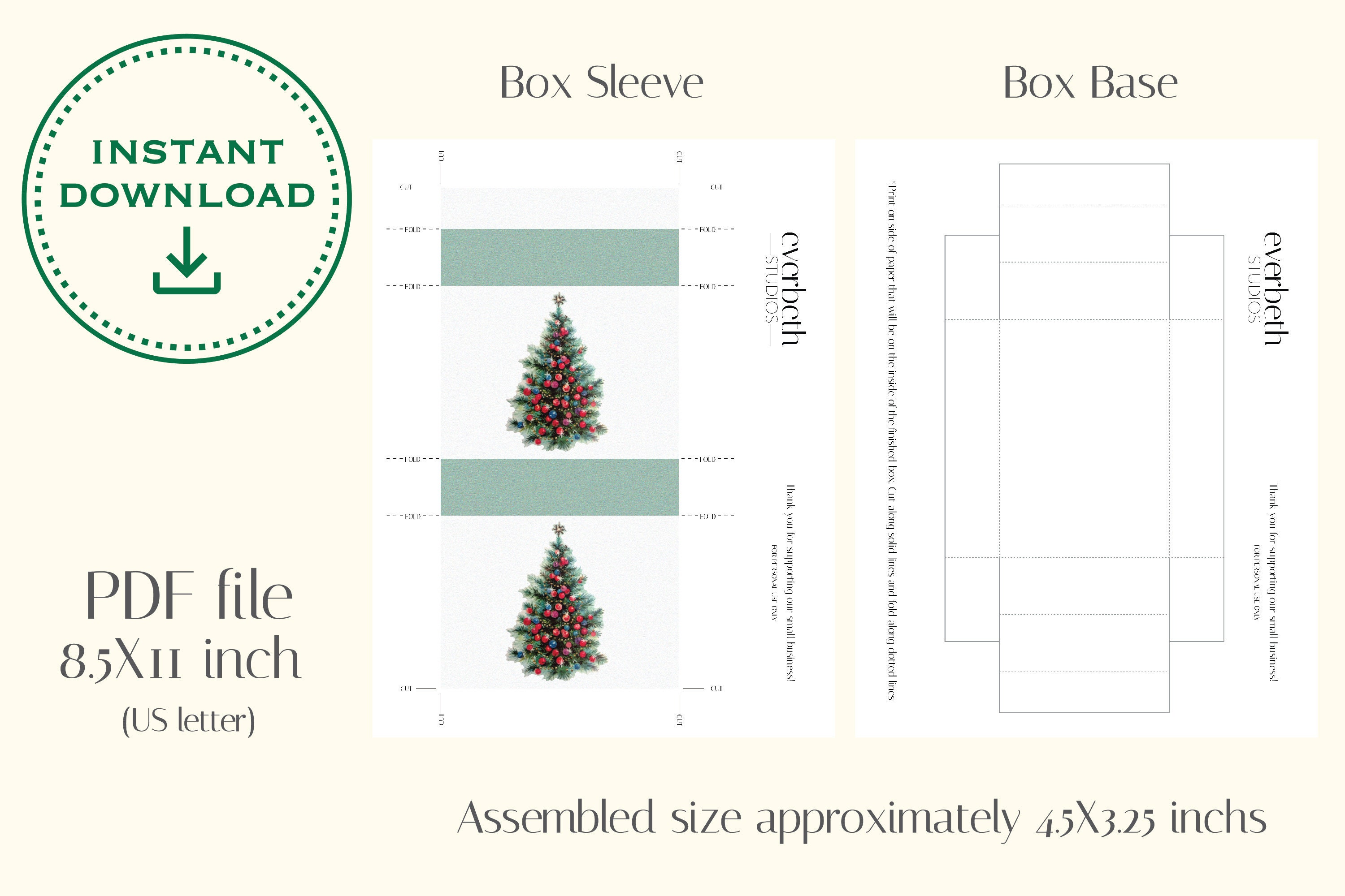Printable Gift Box | Matchbox | Printable Gift Card Holder | Vintage ...