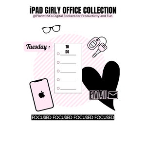 Goodnotes Digital Stickers | Office Digital Stickers Goodnotes | Pre ...