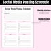 Pink Social Media Planner Template, Instagram Post Tracker, Content ...