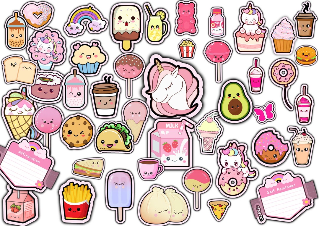 Kawaii Digital Planner Stickers for Goodnotes Planner, Digital Planner ...