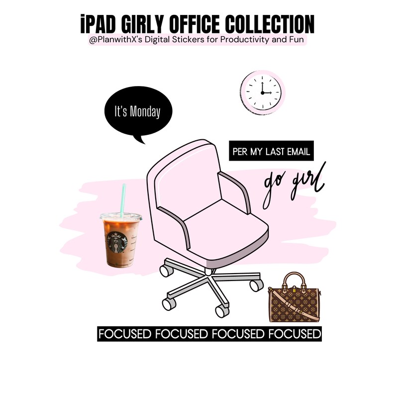 Goodnotes Digital Stickers | Office Digital Stickers Goodnotes | Pre ...