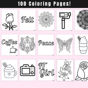 Coloring Pages for Women, 100 Printable Coloring Pages for Women ...