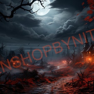 10x Spooktacular Halloween Backdrops - High-resolution AI Artworks - Etsy