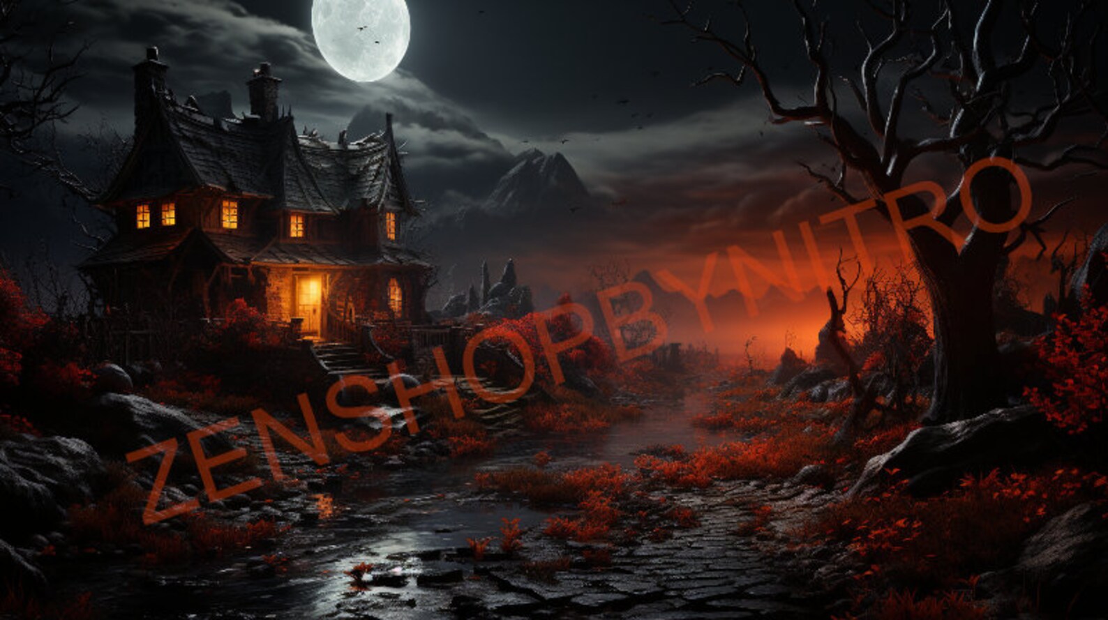 10x Spooktacular Halloween Backdrops - High-resolution AI Artworks - Etsy