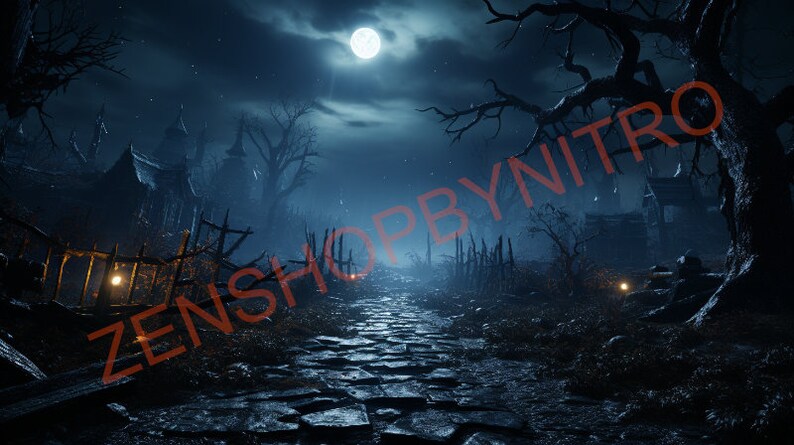 10x Spooktacular Halloween Backdrops - High-resolution AI Artworks - Etsy