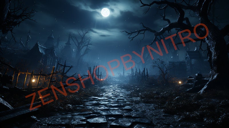 10x Spooktacular Halloween Backdrops - High-resolution AI Artworks - Etsy