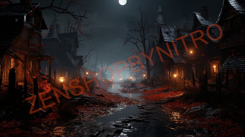 10x Spooktacular Halloween Backdrops - High-resolution AI Artworks - Etsy