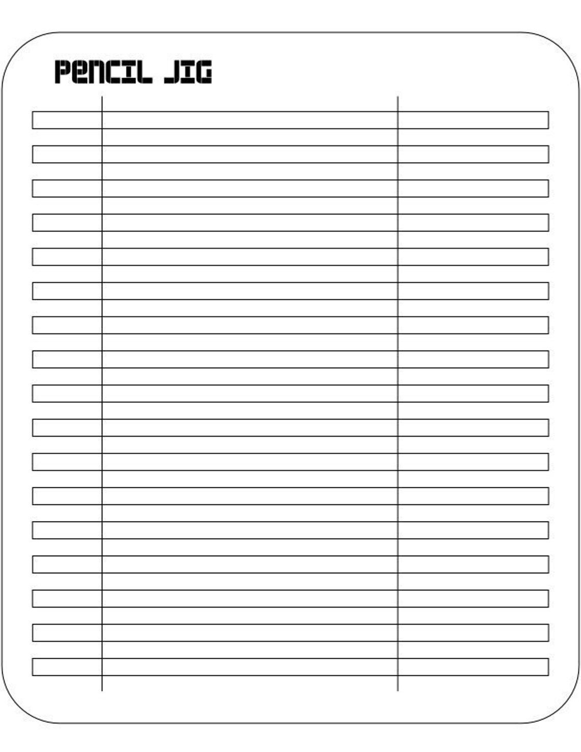 Pencil Jig for M1 SVG, PNG - Etsy
