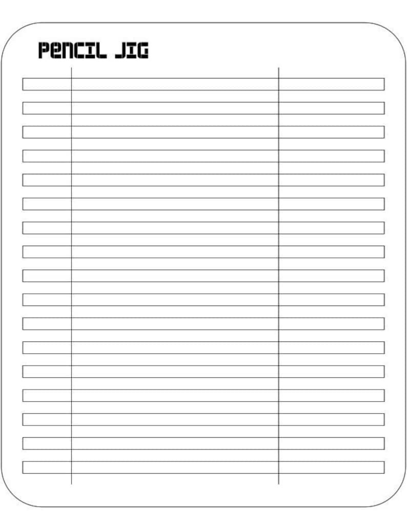 Pencil Jig for M1 SVG, PNG - Etsy