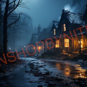 10x Spooktacular Halloween Backdrops - High-resolution AI Artworks - Etsy