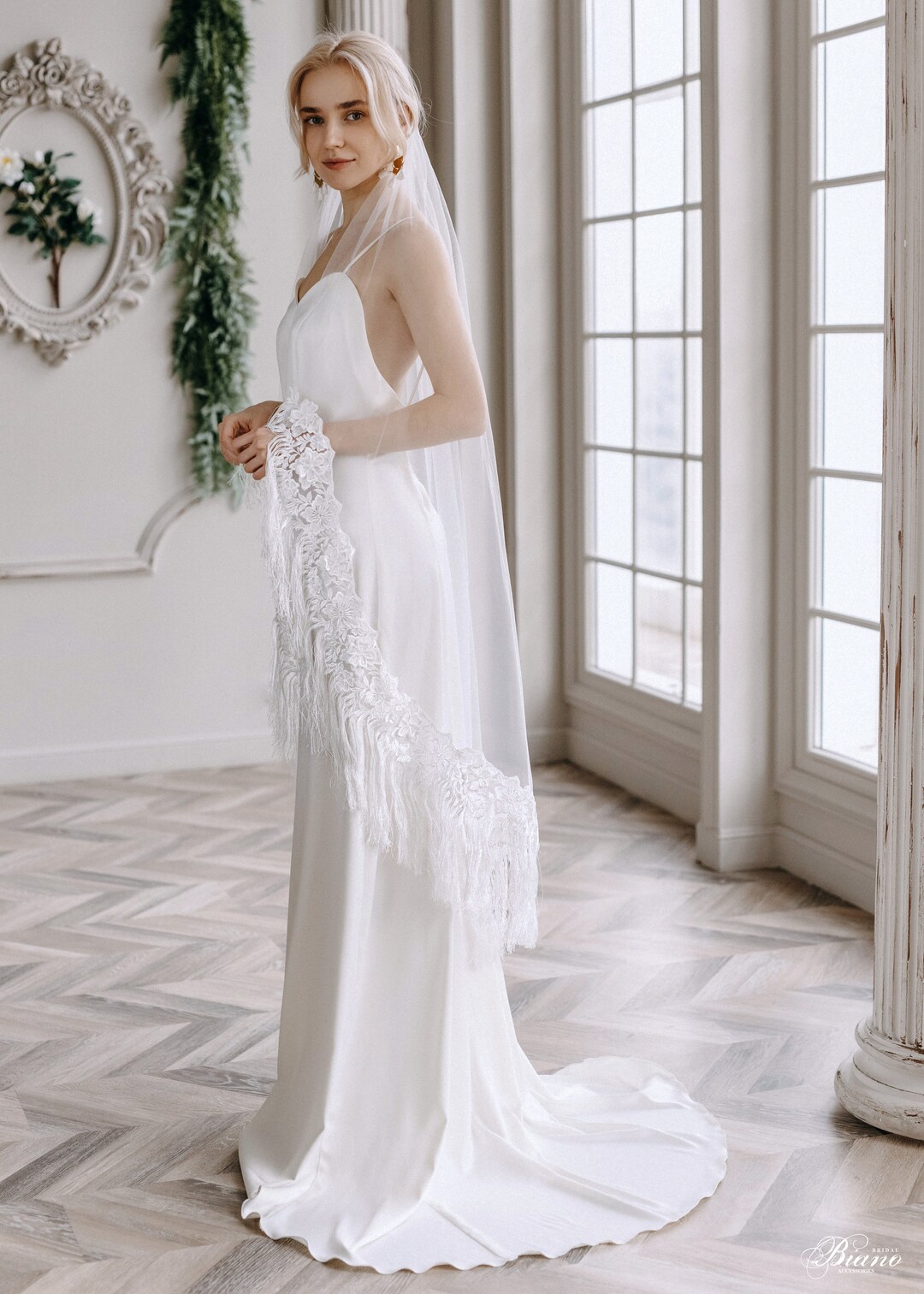 Fringe Veil Boho Veil Bohemian Bridal Veil Tassel Veil - Etsy