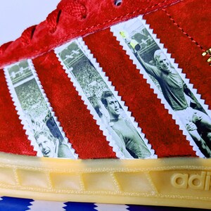 Personalised Custom Football Adidas Originals Trainers. Multiple Styles ...