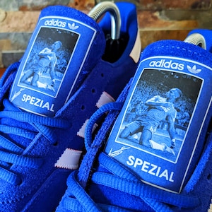 Personalised Custom Football Adidas Originals Trainers. Multiple Styles ...