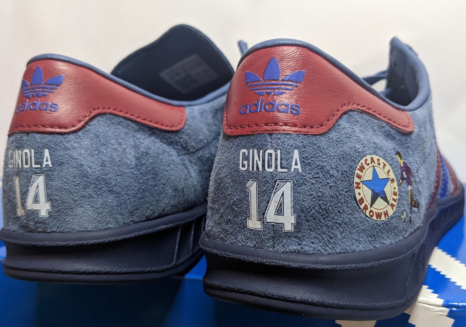 Personalised Custom Football Adidas Originals Trainers. Multiple Styles ...