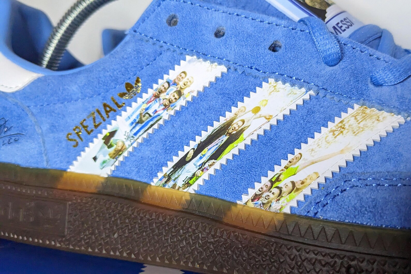 Personalised Custom Football Adidas Originals Trainers. Multiple Styles ...