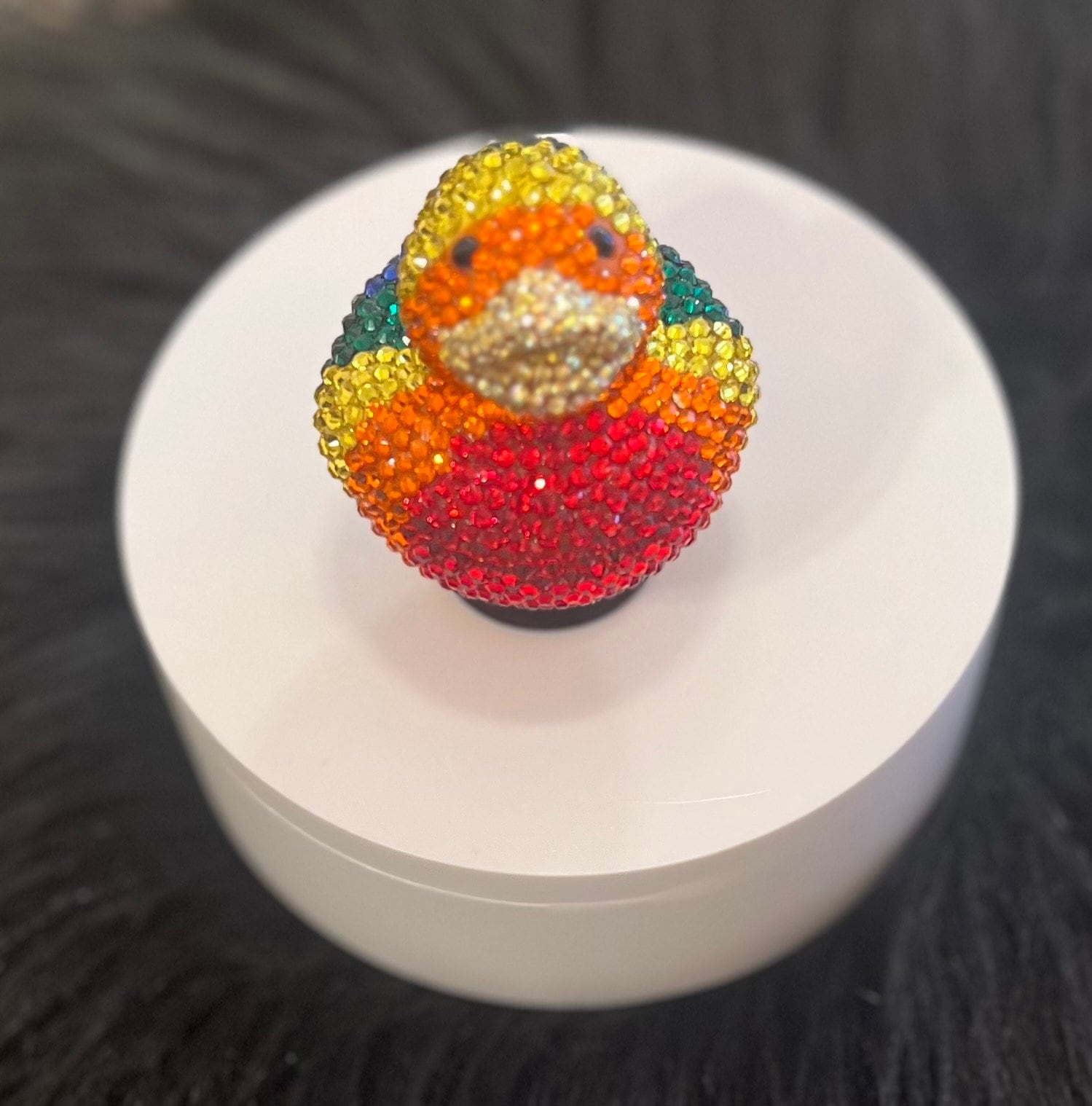 Rainbow Rhinestone Pride Duck Bling Gay Pride Rubber Duck Bedazzled ...