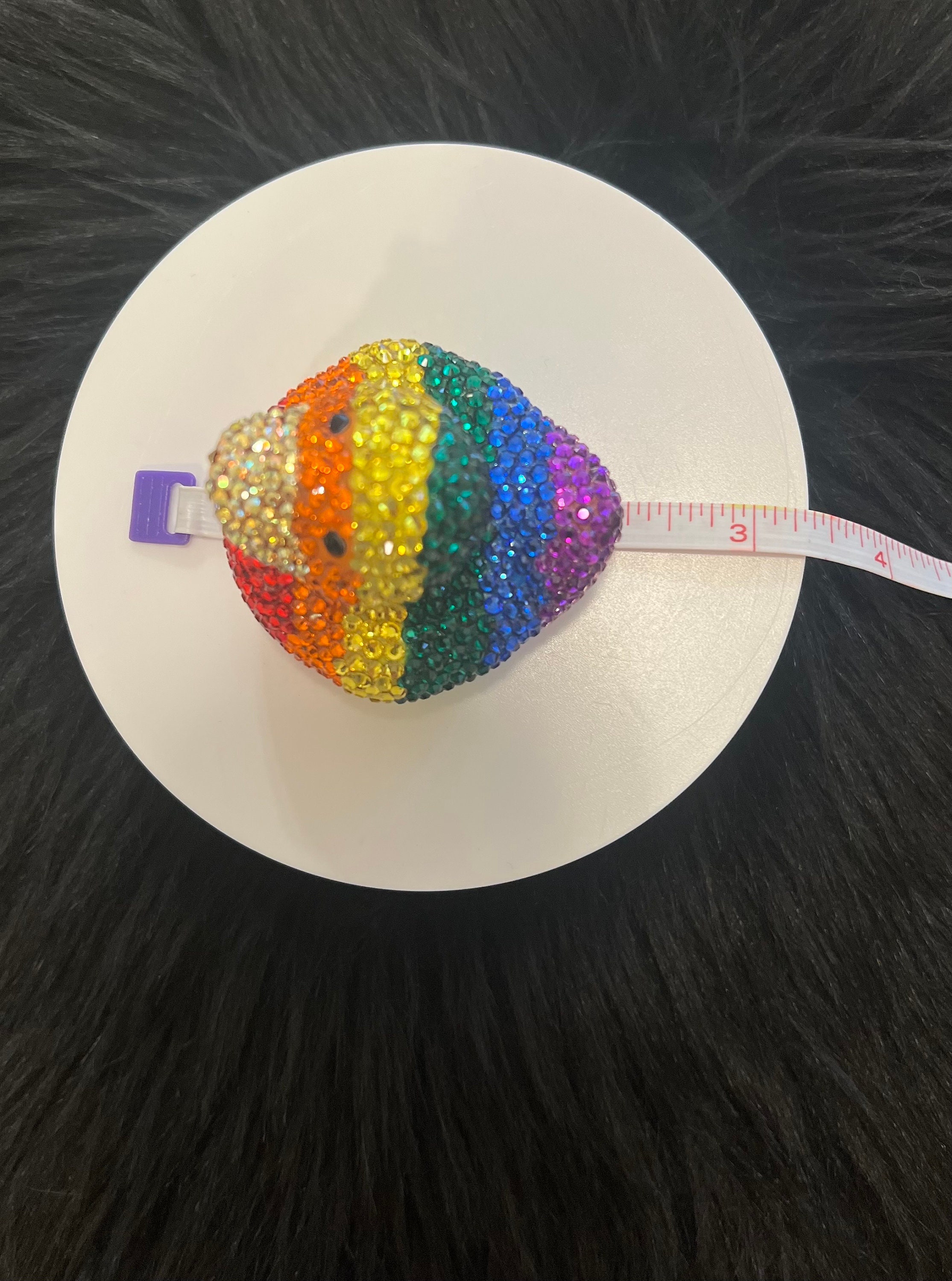 Rainbow Rhinestone Pride Duck Bling Gay Pride Rubber Duck Bedazzled ...