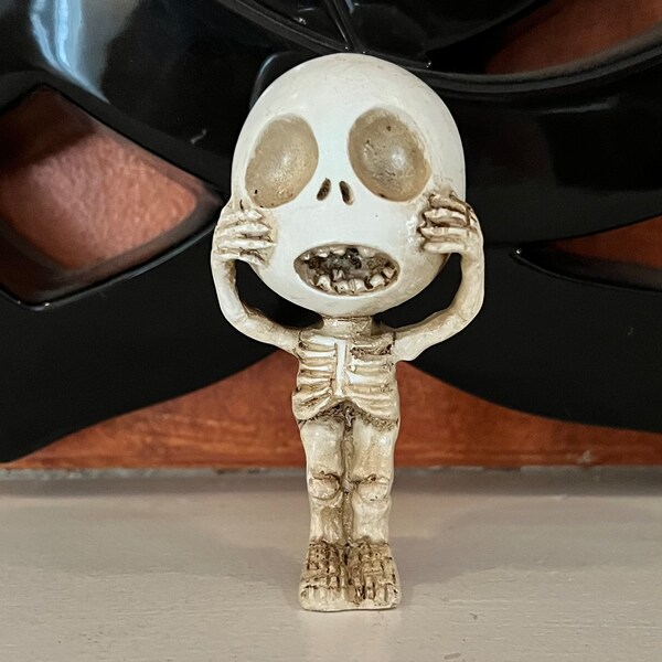 Cute Skeleton Figurine - Etsy