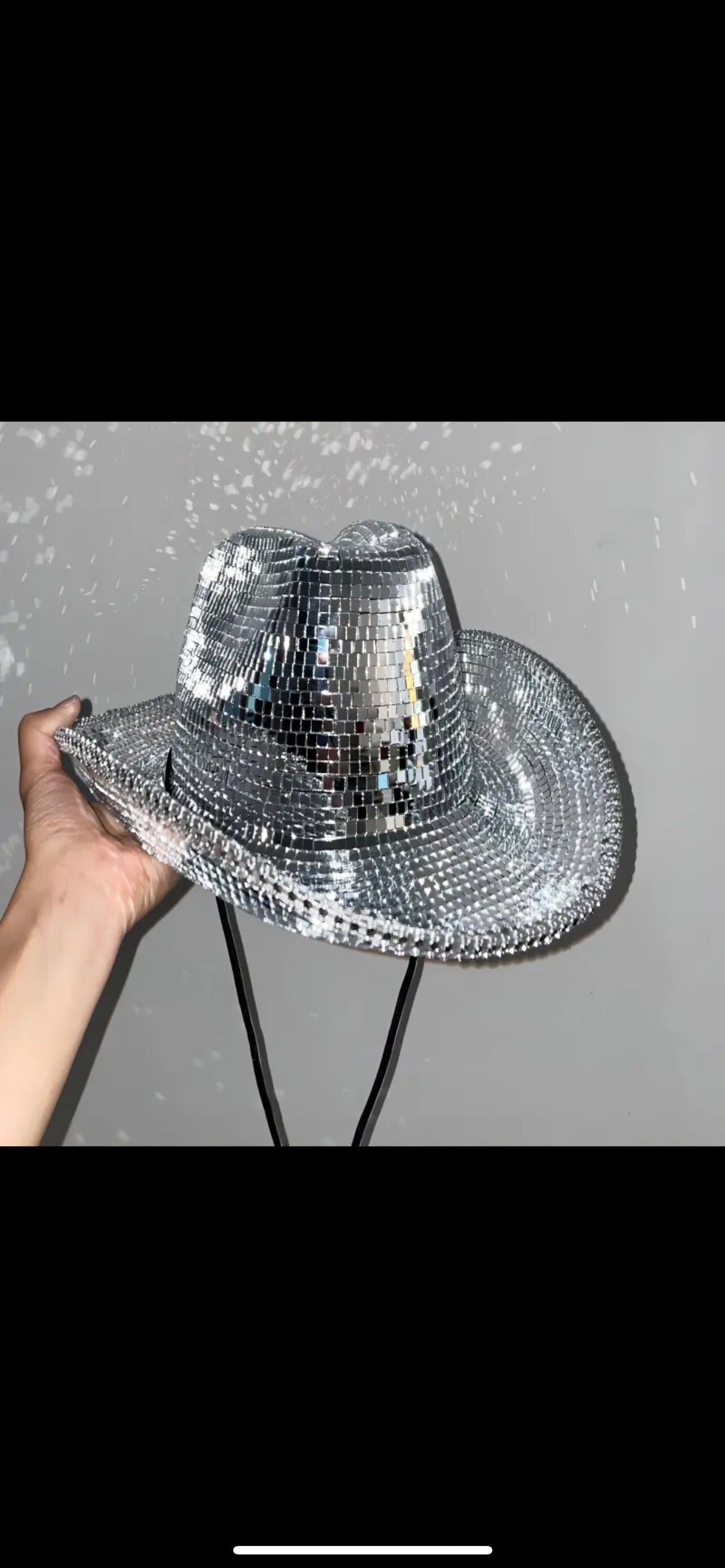 Mirror Ball Cowboy/cowgirl Hat/disco Ball Hat/bachelorette Party Hat ...