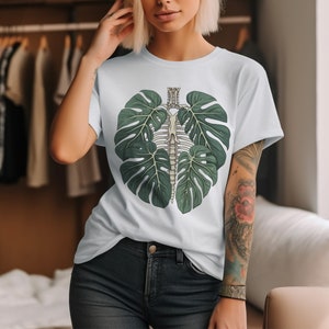 Skeleton Plant Body T-shirt, Plant Lover Shirt, Plant Gift, Plant Lover ...