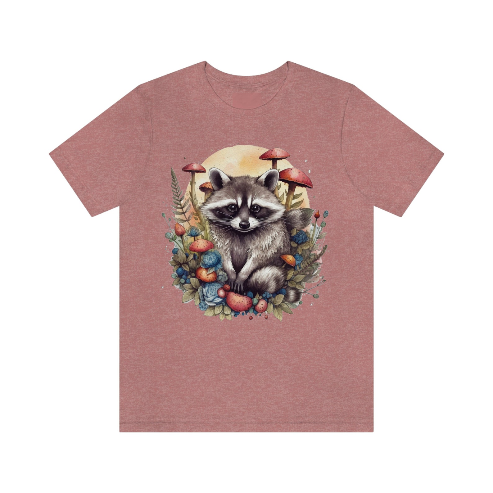 Cottage Core Raccoon Shirt, Cottagecore Mushroom, Goblincore, Camping ...