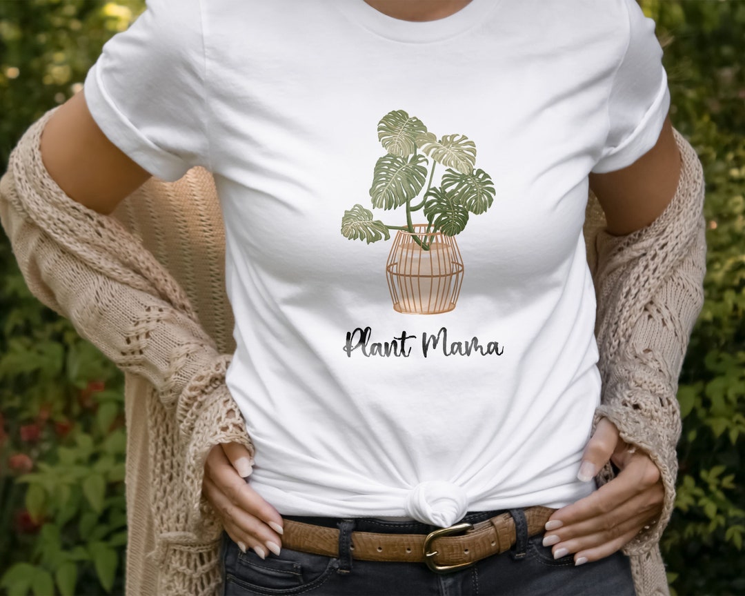 Plant Mama Shirt, Monstera, Plant T-shirt, Plant Mom Gift, Botanical ...