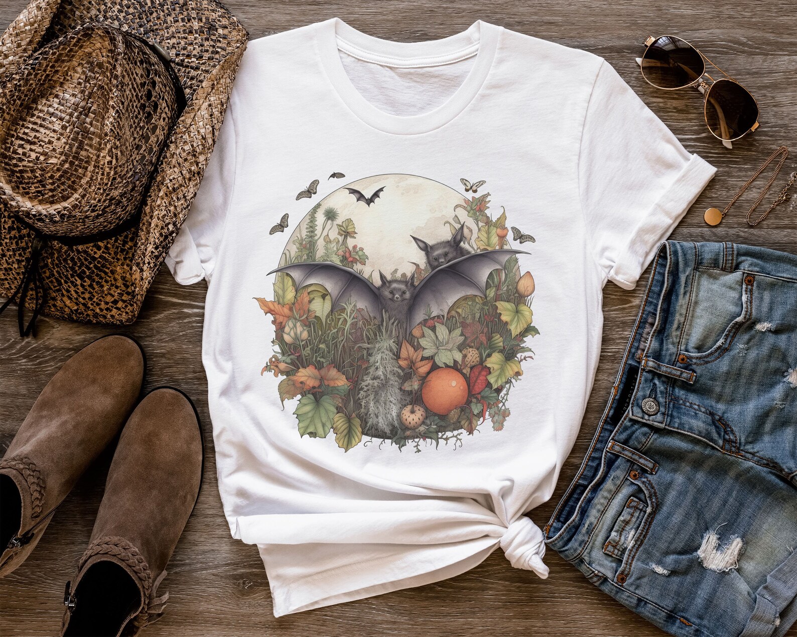 Cottage Core Bat Shirt Cottagecore Vampire Goblincore - Etsy